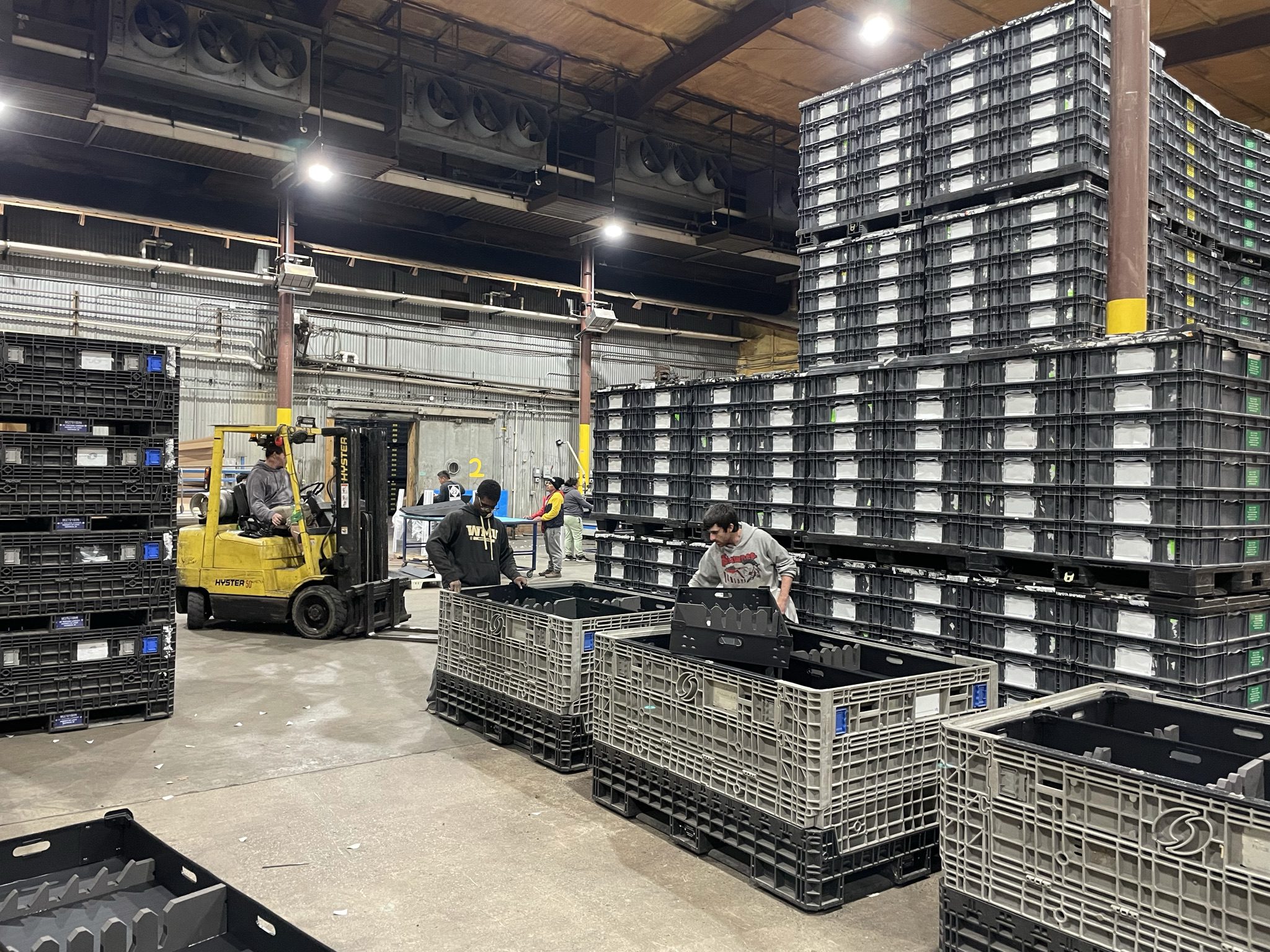 Plastic Knock Down Bins - Barber Packaging