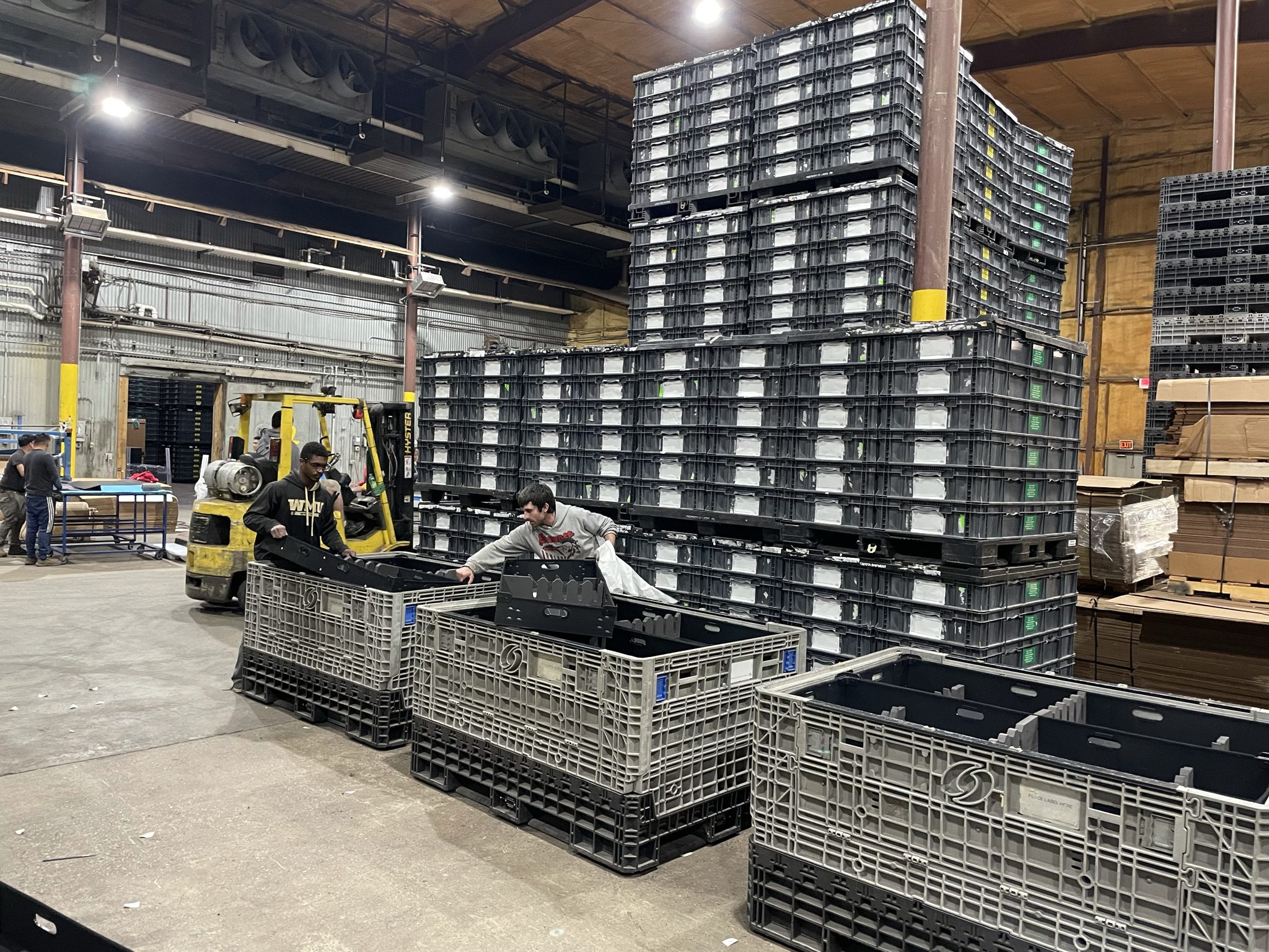 Plastic Knock Down Bins - Barber Packaging